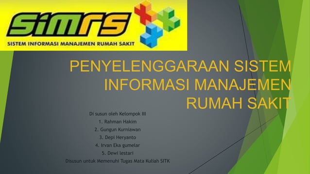 Simrs tgs uas sik kelompok 3 | PPT | Free Download