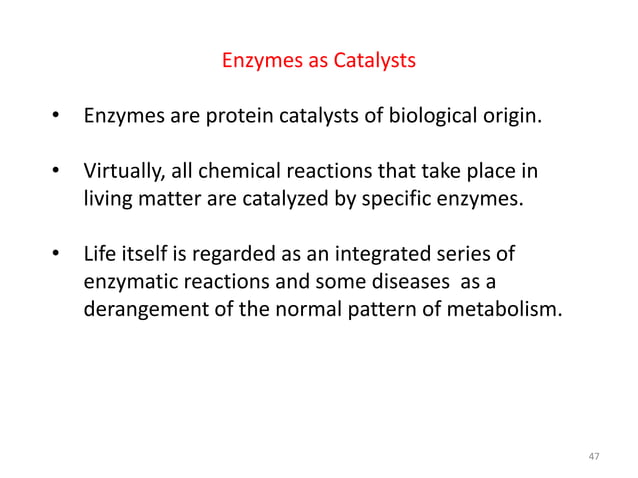 Principles of clinical enzymology | PPT