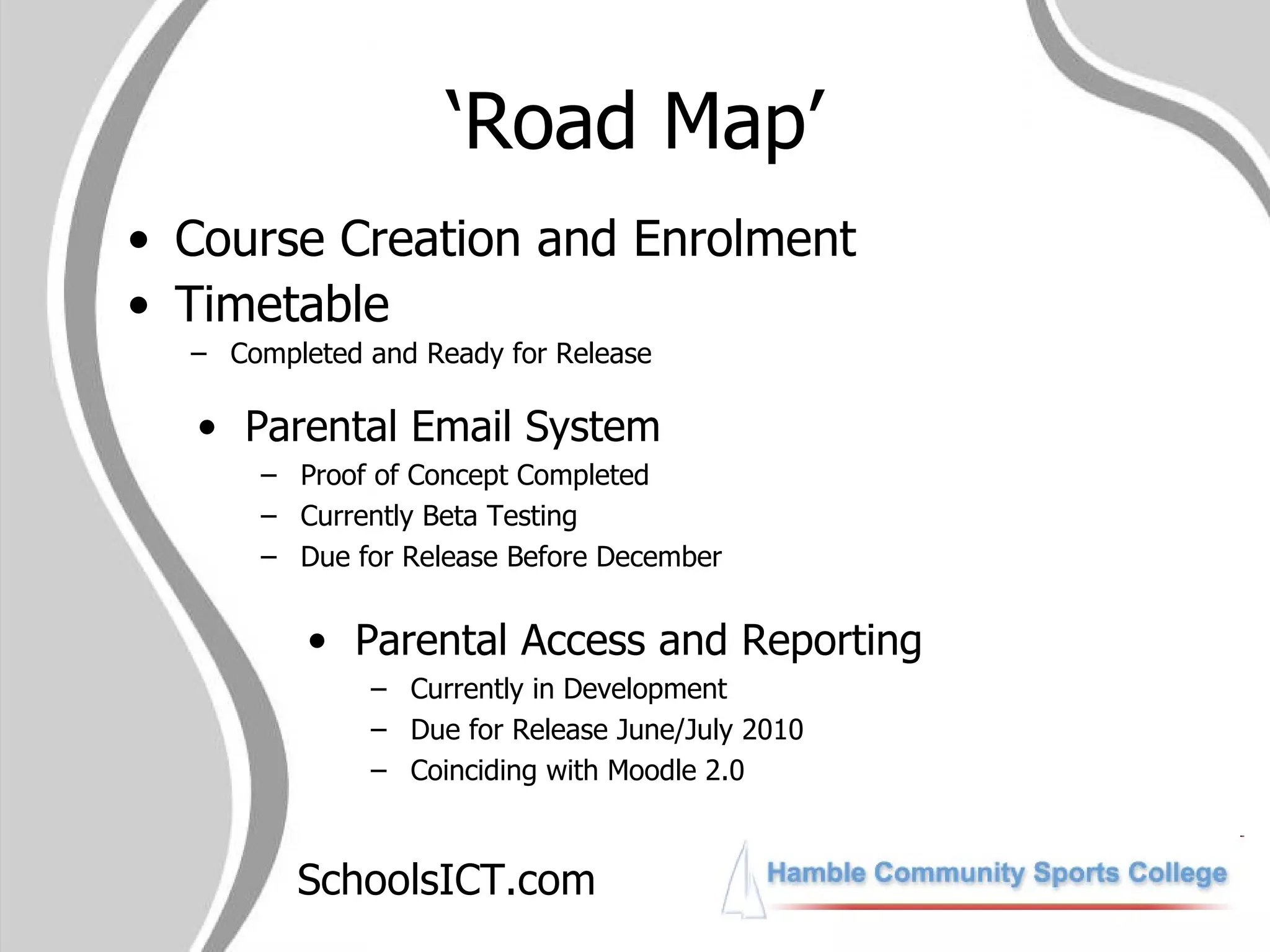 Sims2 Moodle Road Map | PPS