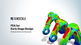 FEA for Early Stage Design | PPTX