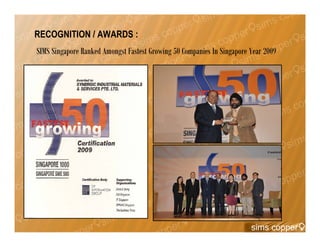 Sims company profile 2010 rev april2010 | PPT