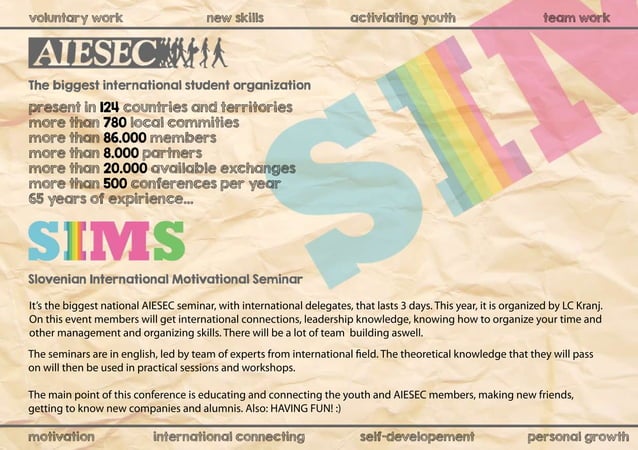 Spring SIMS 2014 delegate's booklet | PPT