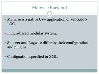 Simseer and Bugwise - Web Services for Binary-level Software Similarity and Defect Detection | PPT