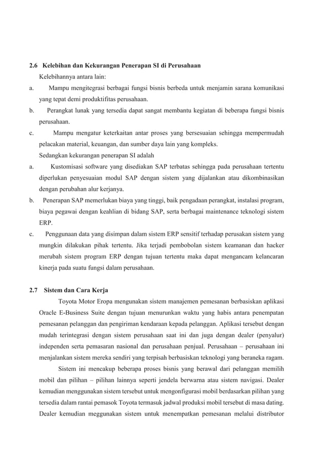 SIM, Sefty Echamawaty, Hapzi Ali, Analisis dan Perancangan Sistem Informasi Pada Perusahaan PT ...