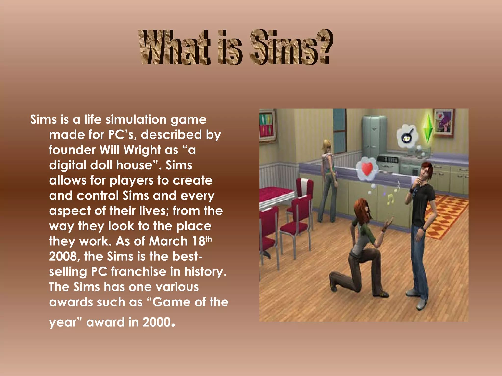 Sims presentation | PPT