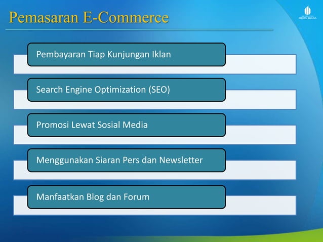 Faktor Yang Mempengaruhi E-Commerce | PPT