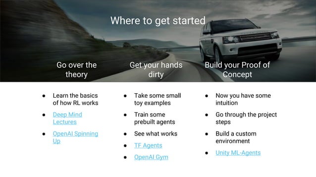 Simulation To Reality: Reinforcement Learning For Autonomous Driving | PPT