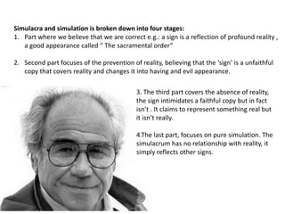 Simulacra and simulation | PPTX