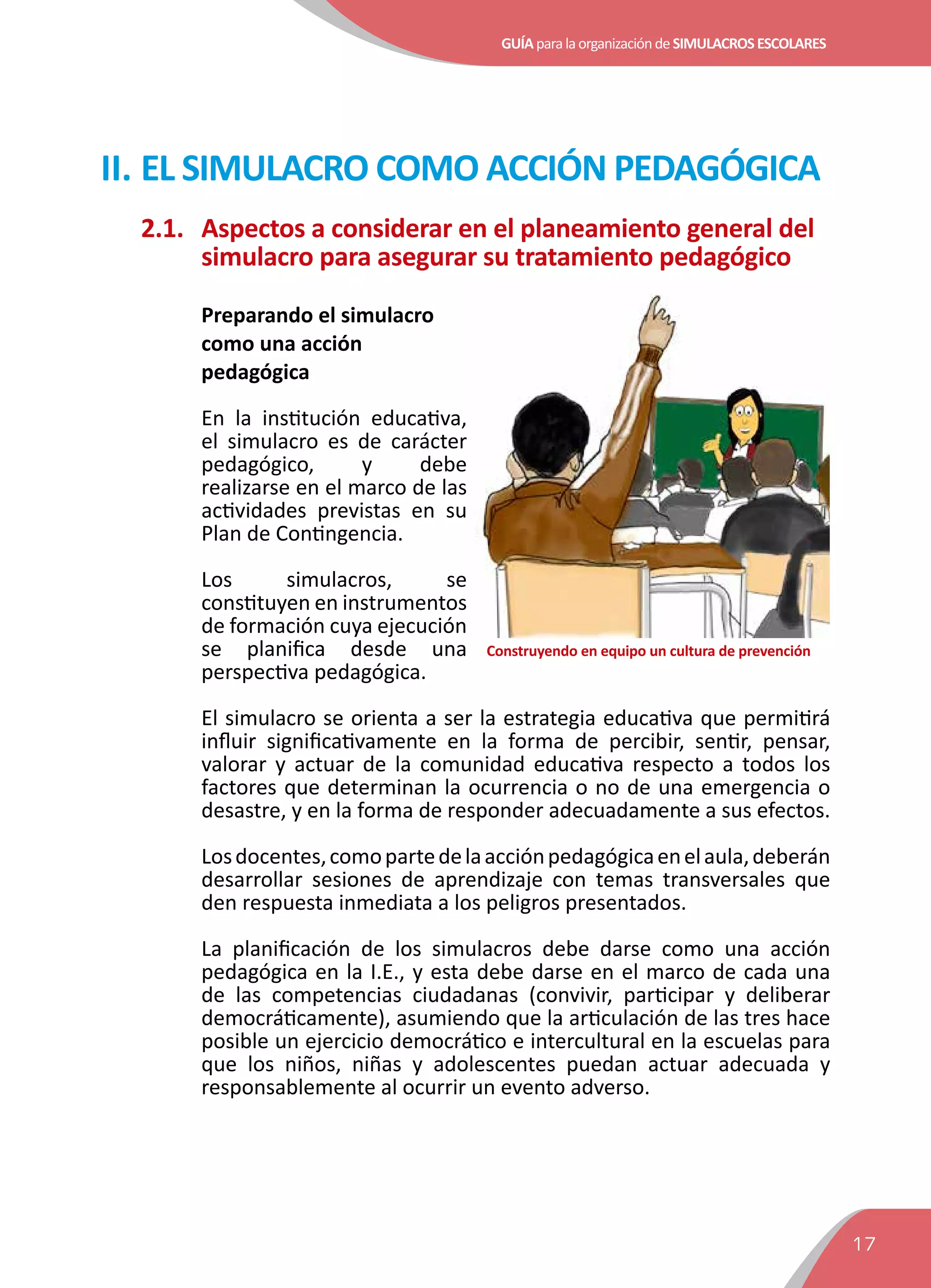 Guía para Simulacros | PDF