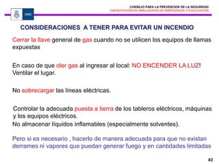 Simulacro de evacuación de incendio en el trabajo | PDF