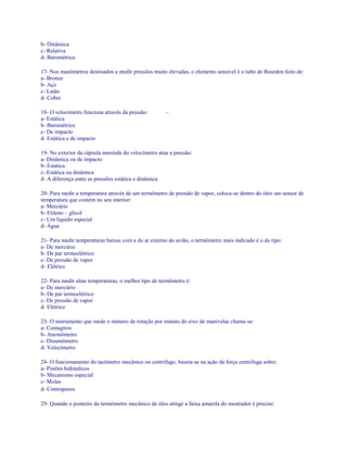 Simulado de instrumentos | DOC