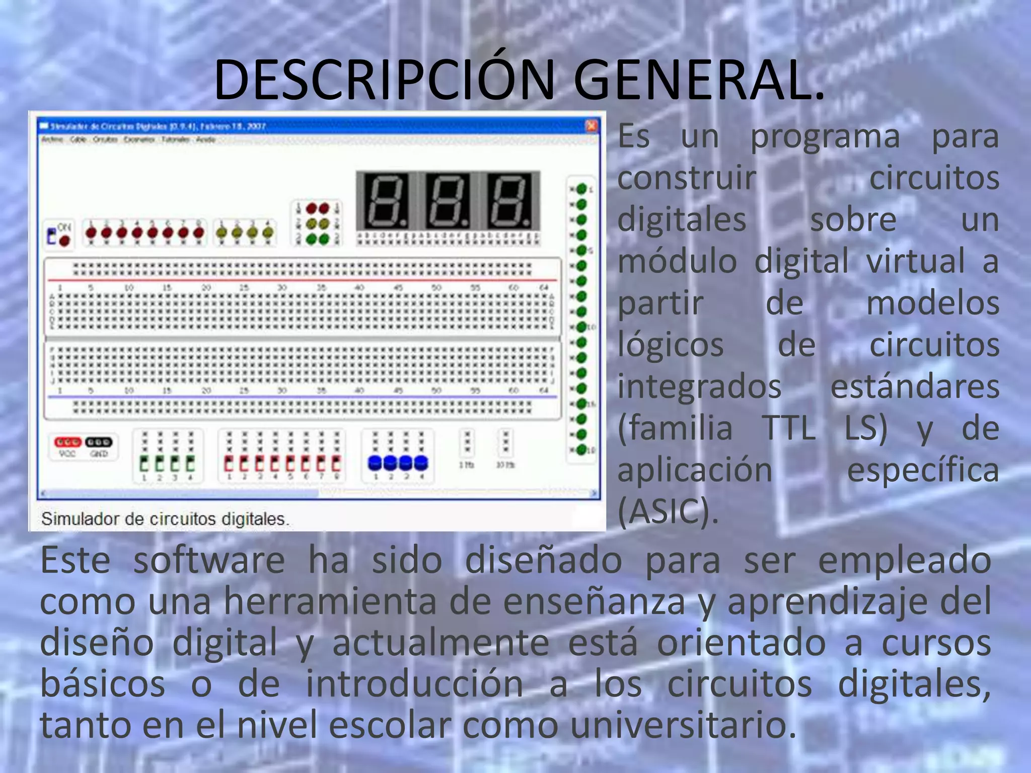 Simulador digital 095 | PPT