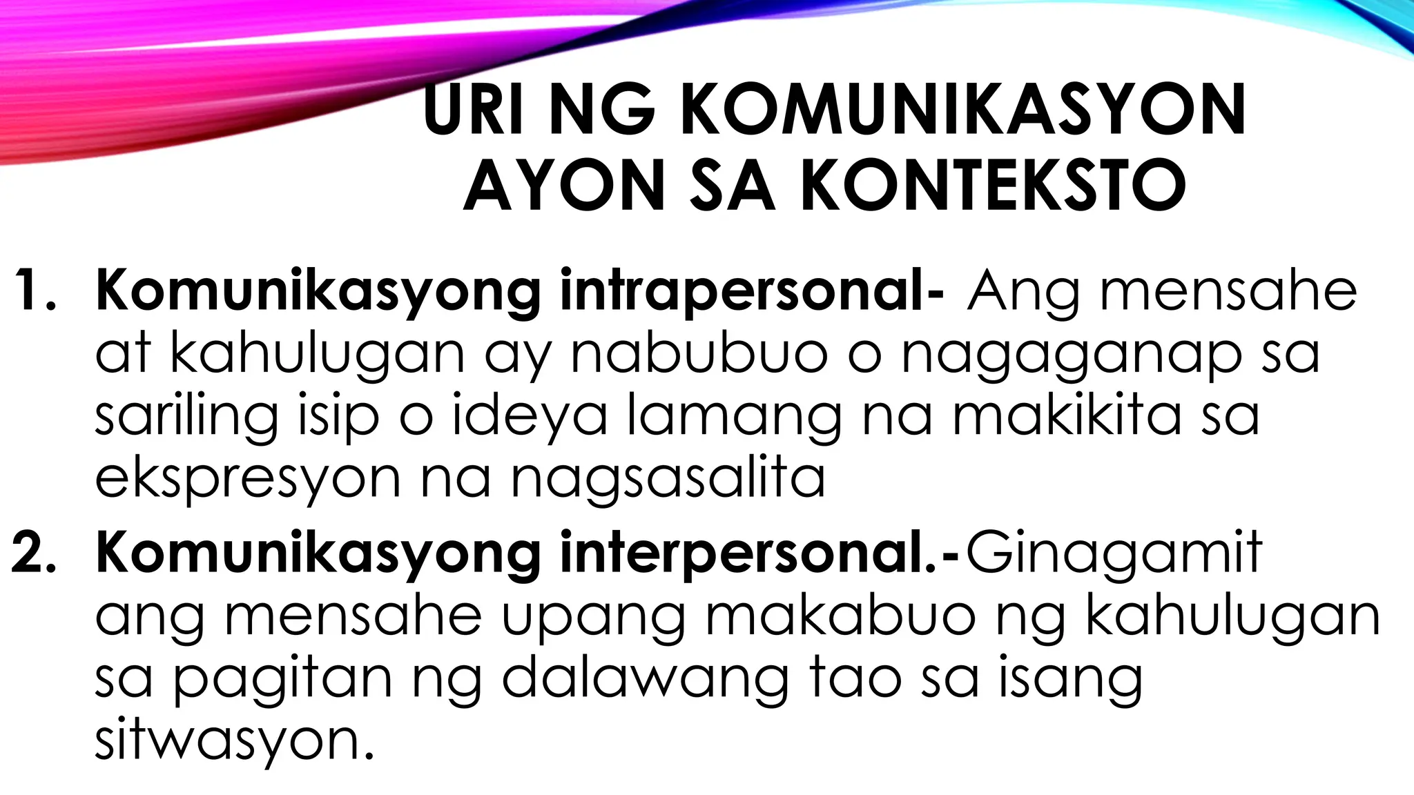 SIMULAIN, ANTAS AT URI NG KOMUNIKASYON.pptx