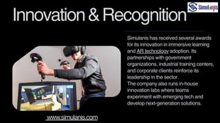 Simulanis: Augmented Reality Company Transforming Industries | PDF