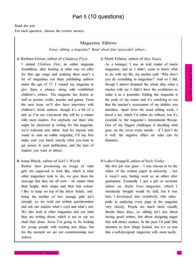 Simulare cangurul-lingvist-engleza-2015 (1) | DOCX | Sports