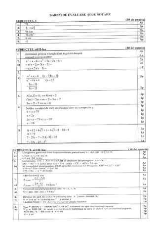Simulare 2 timis | PDF