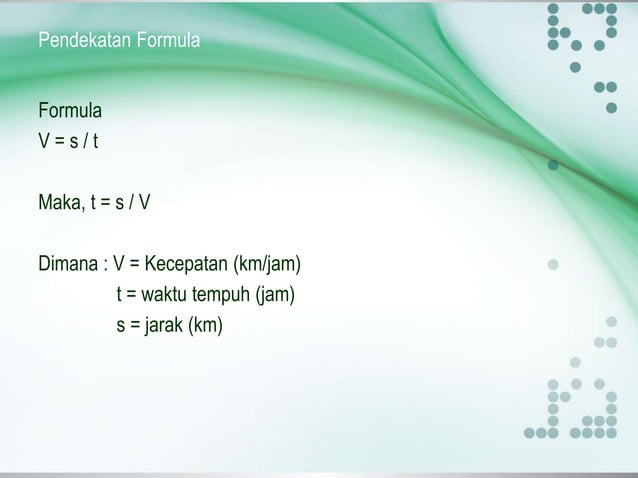 SIMULASI SEDERHANA PEMETAAN POSISI DAN WAKTU TEMPUH PADA JALUR MEDAN ...