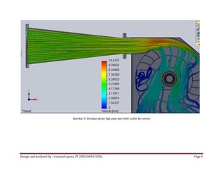 Simulasi aliran pada turbin | PPT