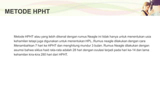 ASUHAN KEBIDANAN KEHAMILAN MENENTUKAN USIA KEHAMILAN | PPTX