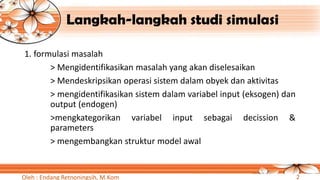 Sistem Antrian Simulasi Model | PDF