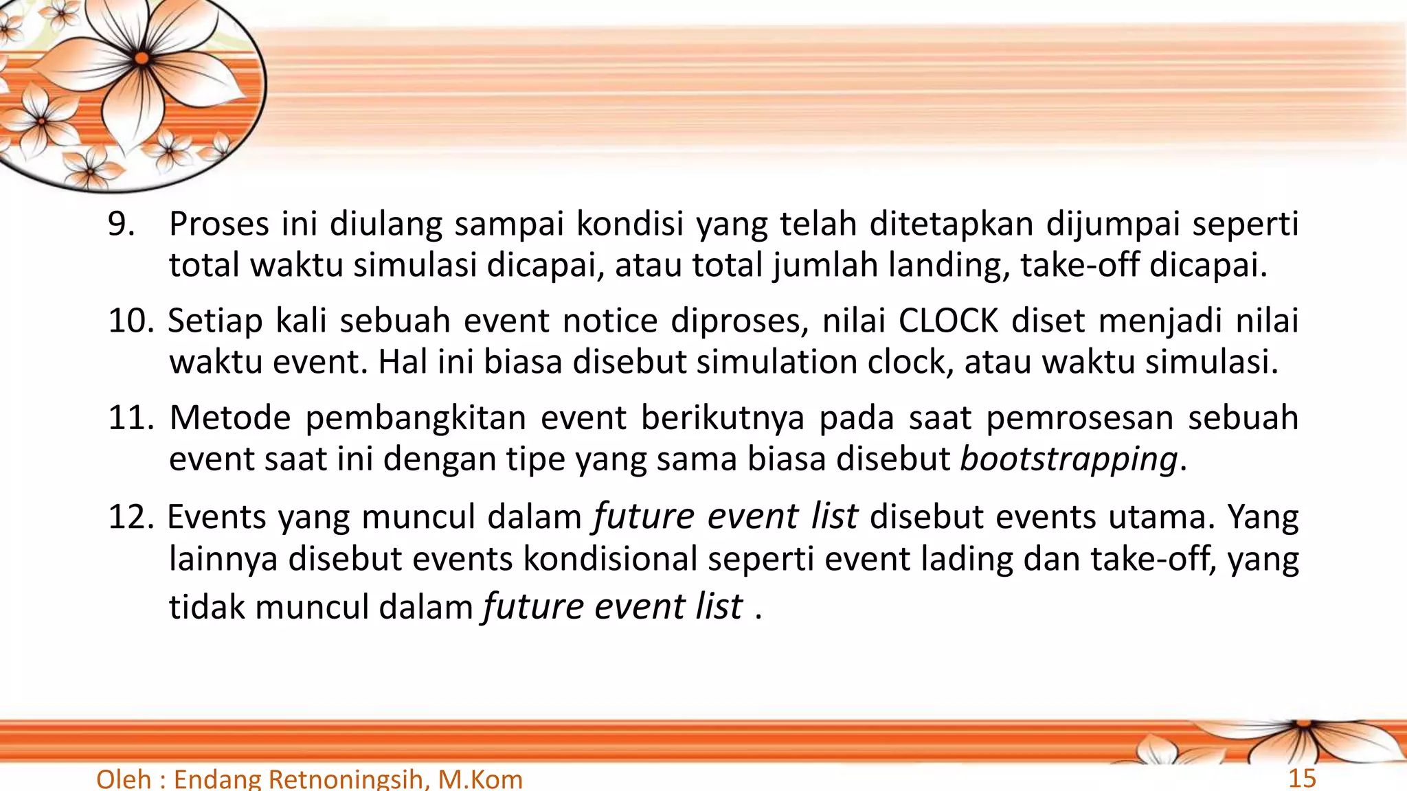 Simulasi Sistem Peristiwa Diskrit (SSPD) | PDF