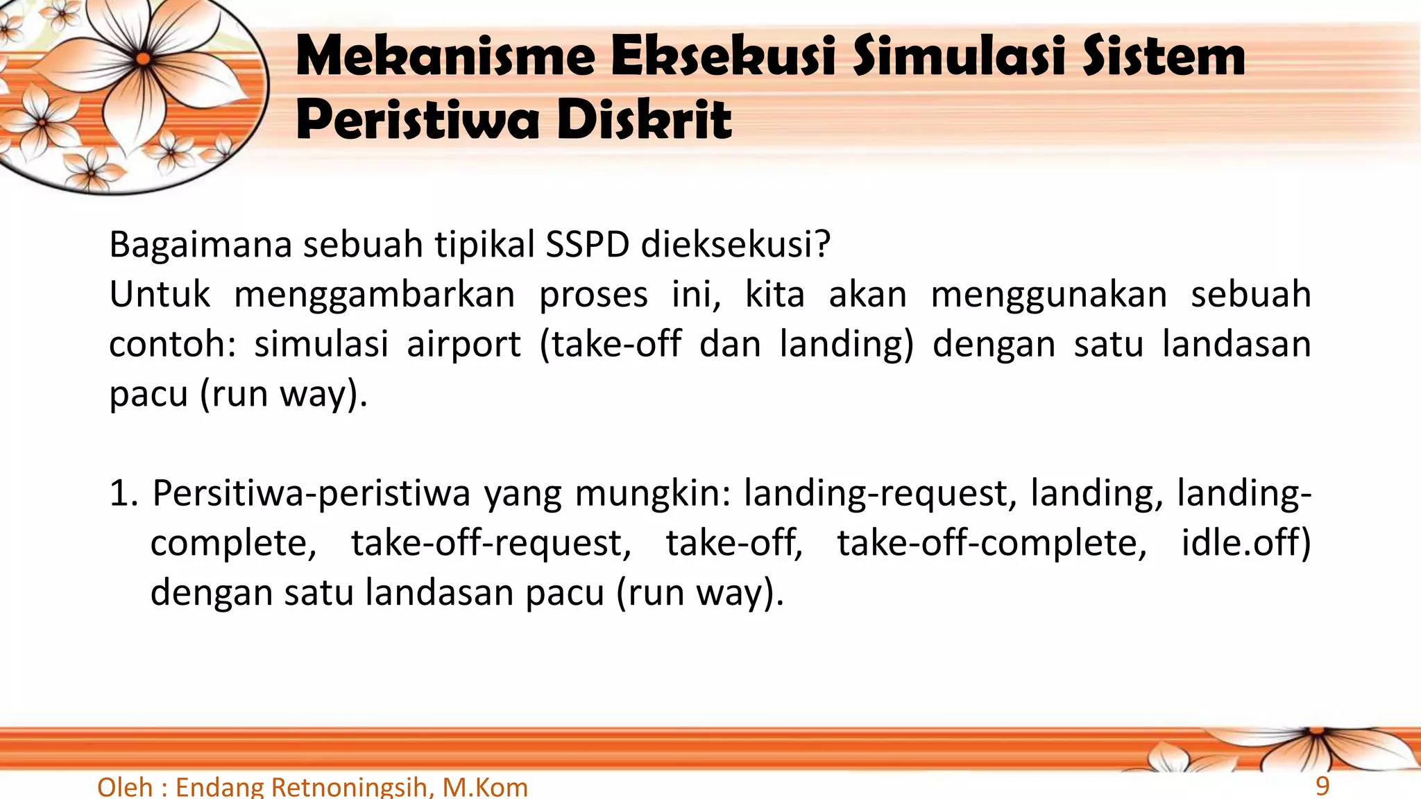 Simulasi Sistem Peristiwa Diskrit (SSPD) | PDF