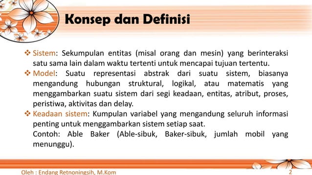 Simulasi Sistem Peristiwa Diskrit (SSPD) | PDF