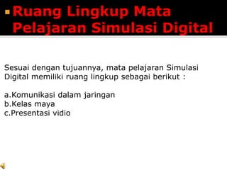 Simulasi digital 2 | PPTX