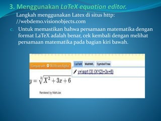 Simulasi digital season 11 (penulisan simbol matematika edmodo) | PPTX