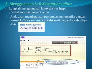 Simulasi digital season 11 (penulisan simbol matematika edmodo) | PPTX