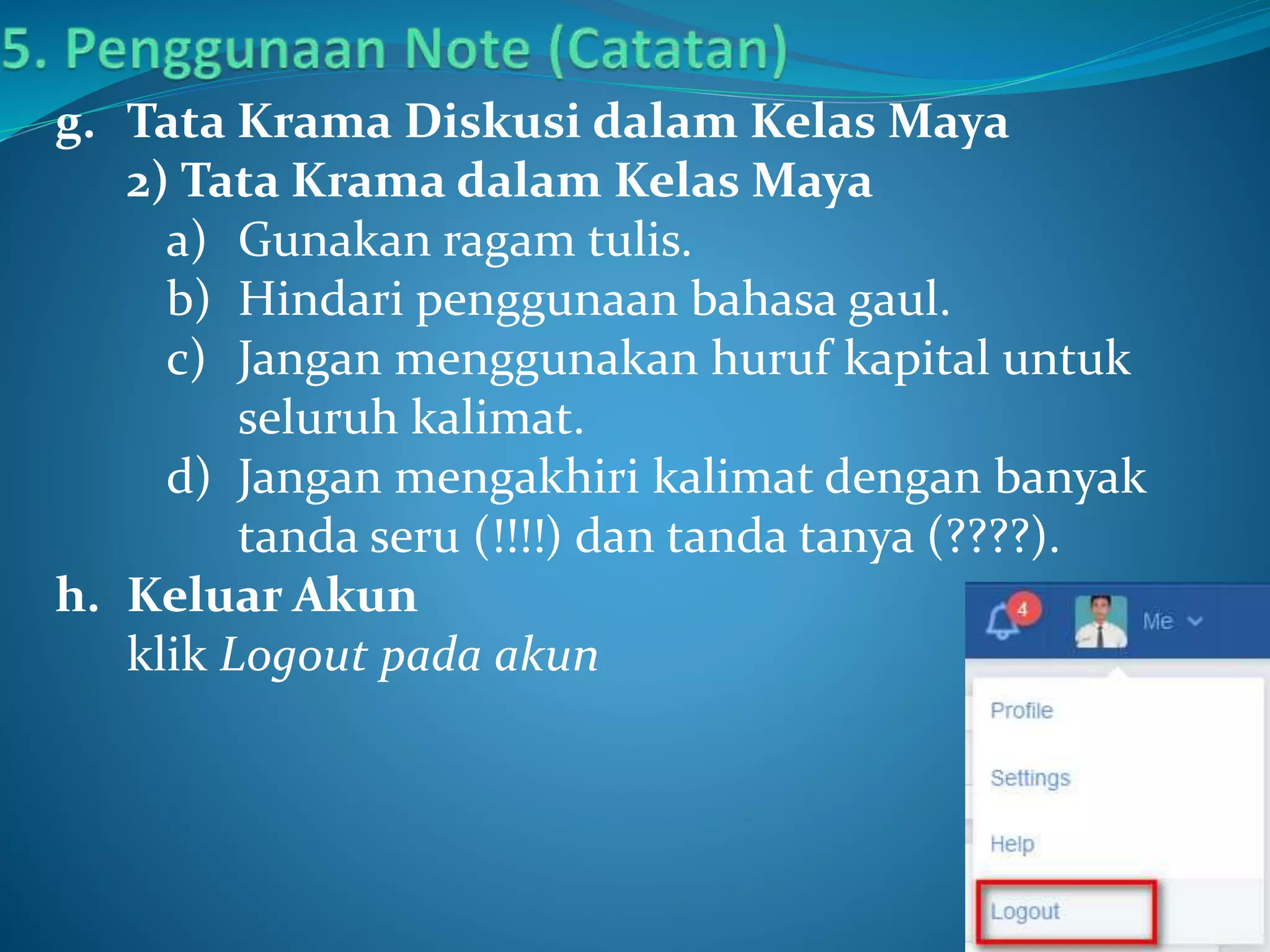 Simulasi digital season 7 (akun, note dalam edmodo) | PPT