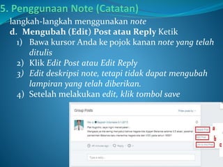 Simulasi digital season 7 (akun, note dalam edmodo) | PPT