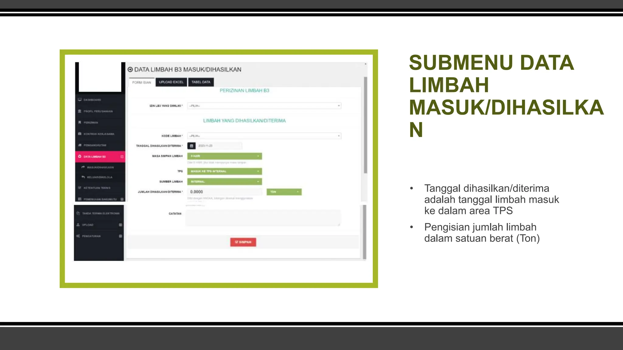 SIMULASI PENGGUNAAN APLIKASI SIRAJA LIMBAH DAN FESTRONIK tahun 2020.pptx