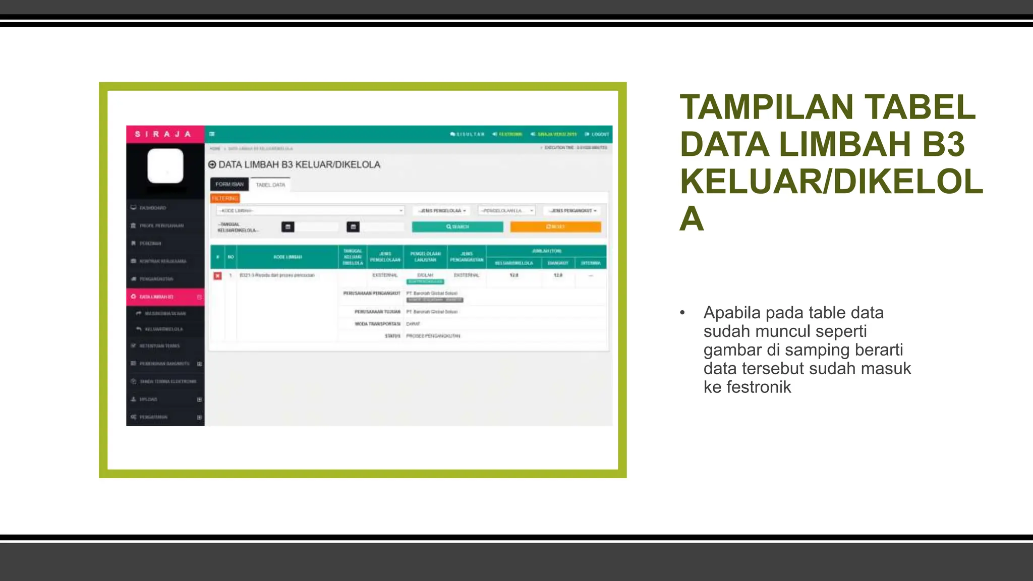 SIMULASI PENGGUNAAN APLIKASI SIRAJA LIMBAH DAN FESTRONIK tahun 2020.pptx
