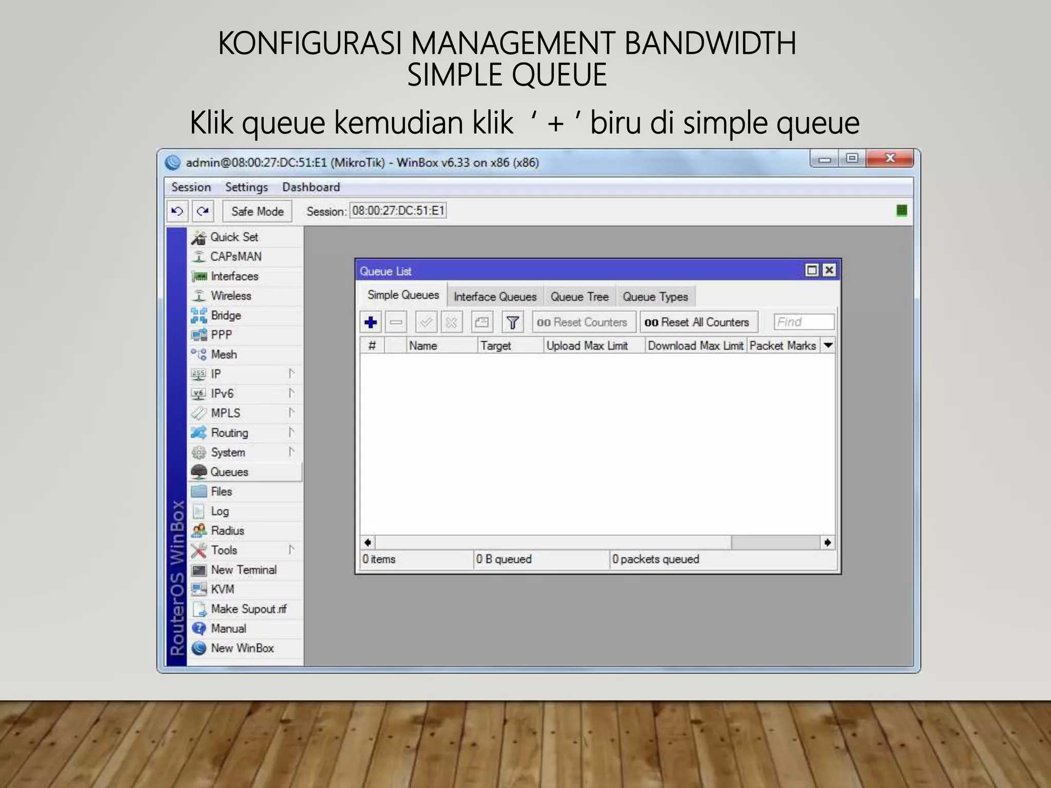 Simulasi praktek management bandwidth simpel queue aijtkjgnc | PPT