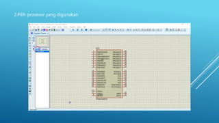 Simulasi program 2 led kelap kelip bascom avr ke proteus | PPT