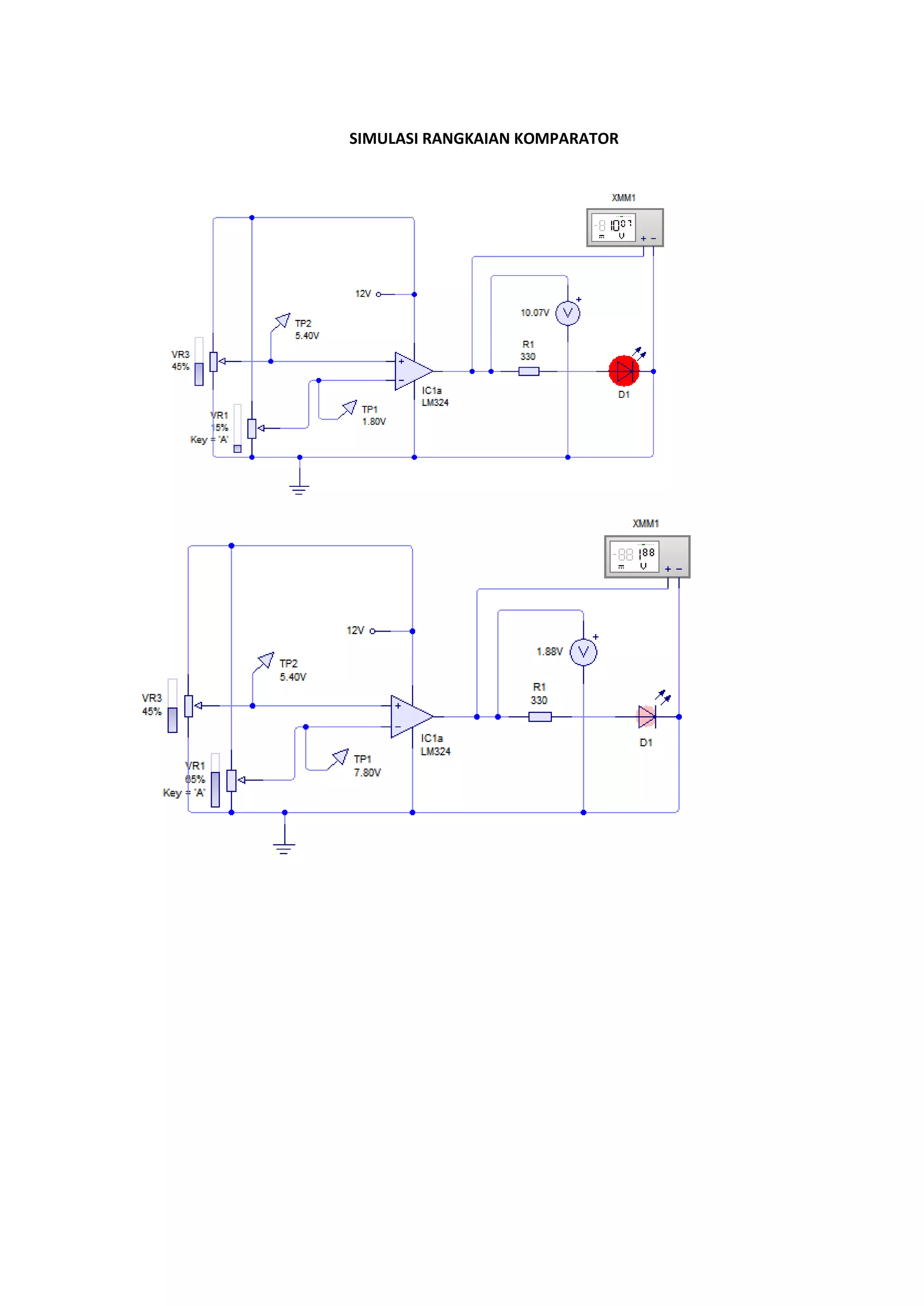 Simulasi Rangkaian Komparator Pdf