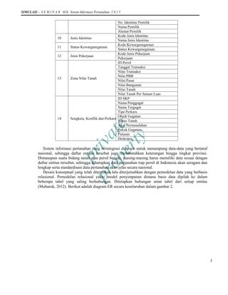 Simulasi seminar peranan basis data terintegrasi dalam sistem informasi ...