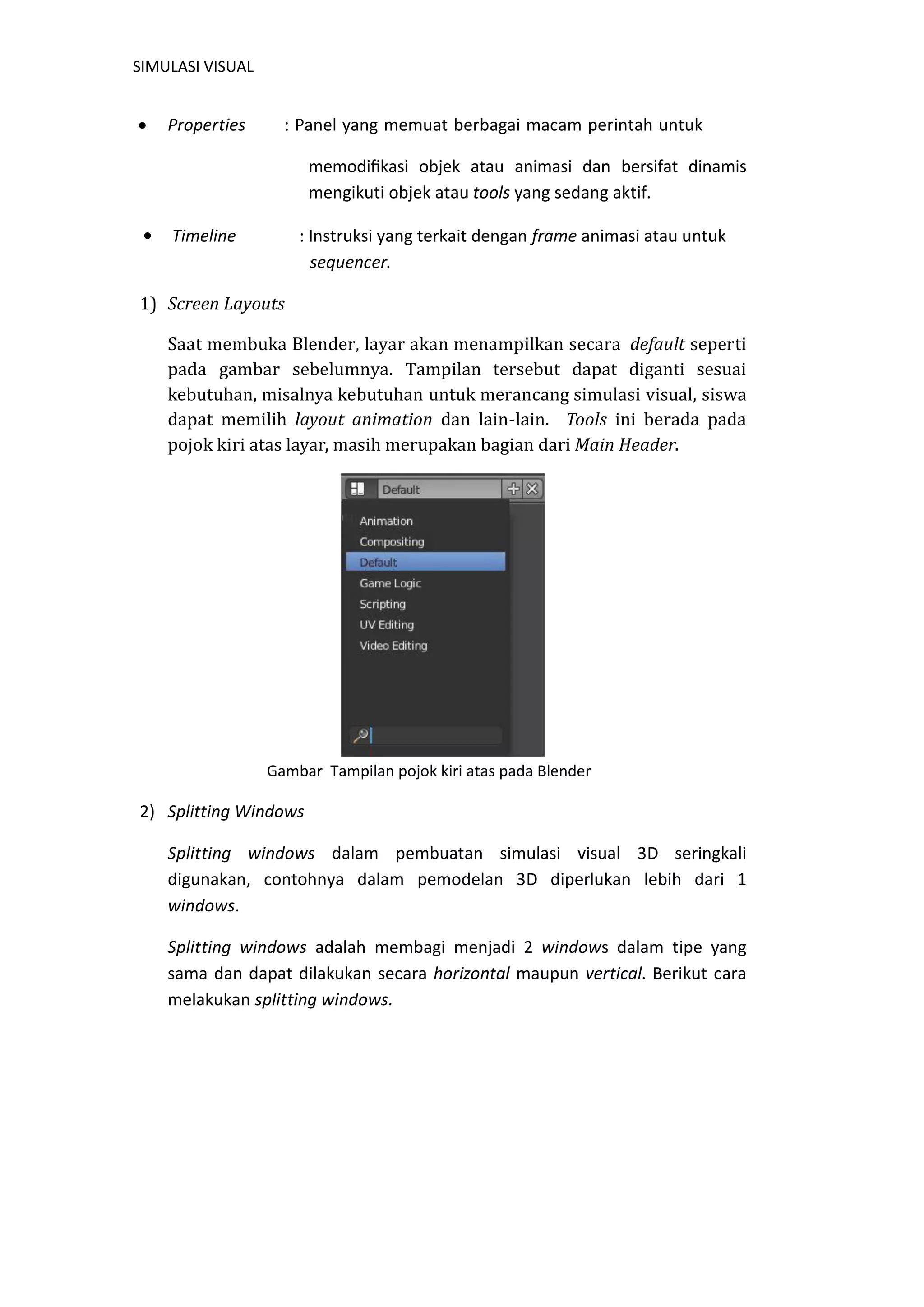 Tutorial membuat Simulasi Visual | PDF