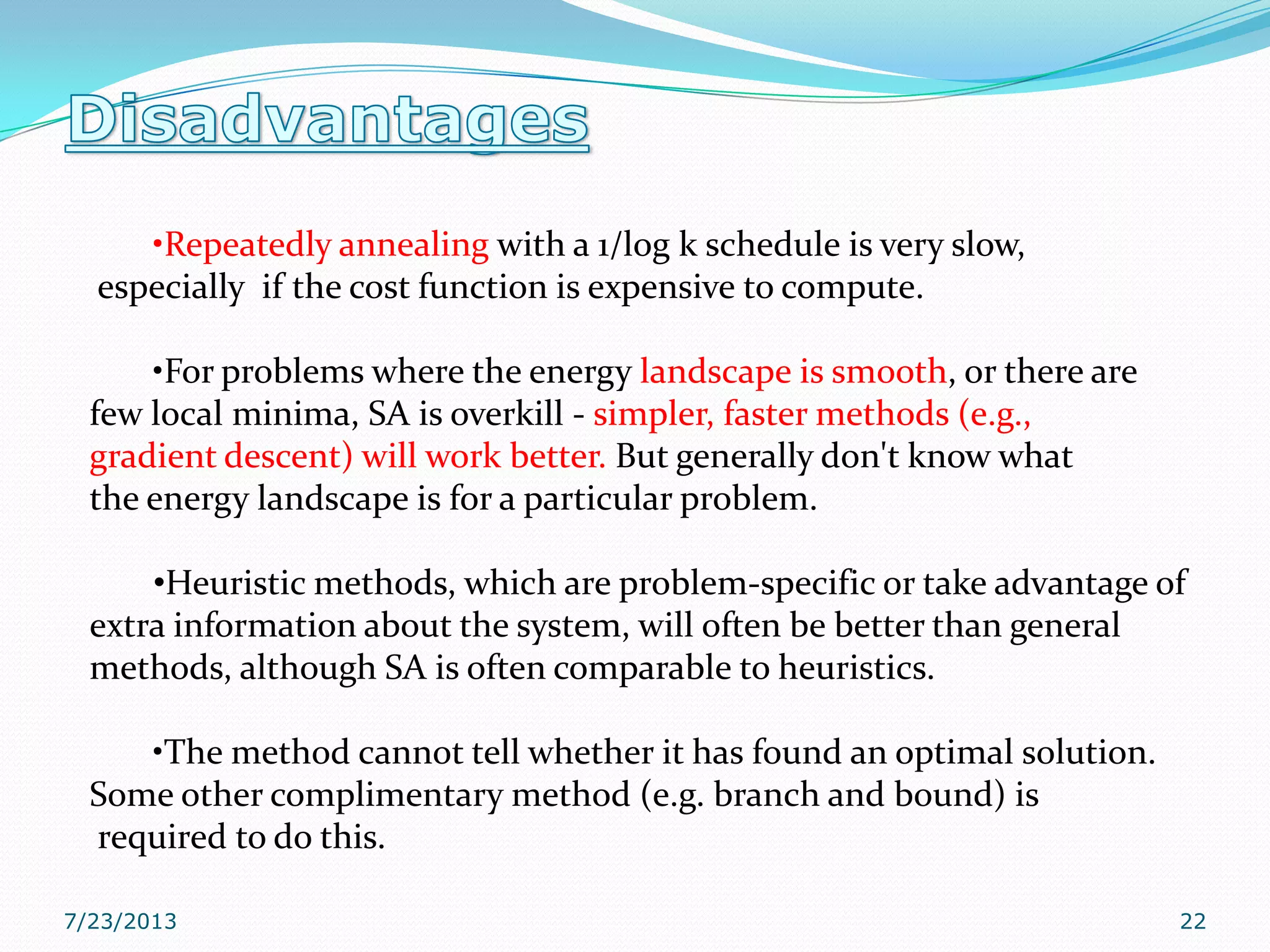 Simulated Annealing | PPTX