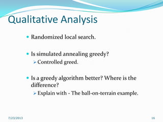 Simulated Annealing | PPTX
