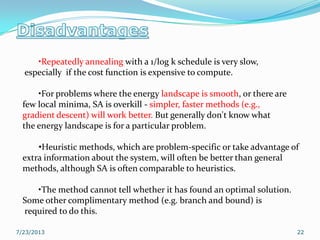 Simulated Annealing | PPTX
