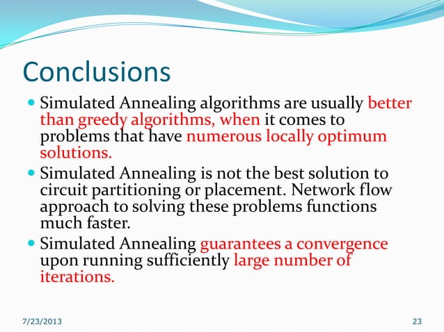 Simulated Annealing | PPTX
