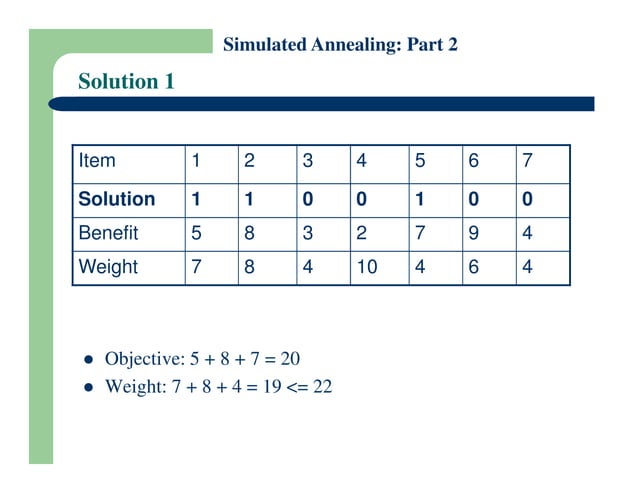 Simulated annealing.ppt | Physics | Science