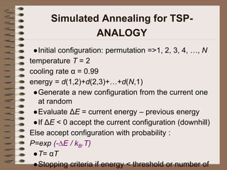 Simulated annealing -a informative approach | PPT | Free Download