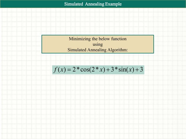 Simulated annealing | PPT