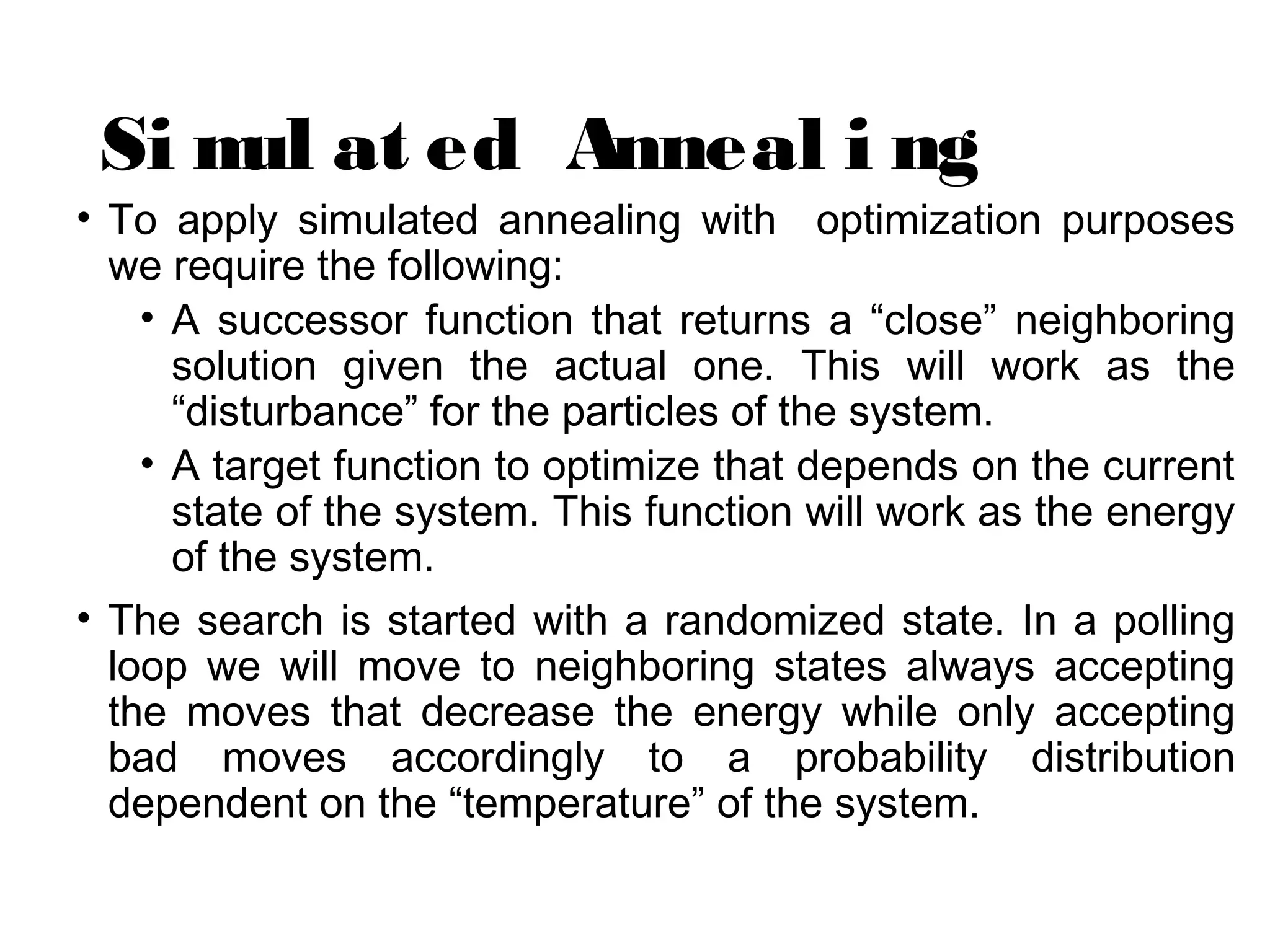 Simulated annealing presentation | PPT