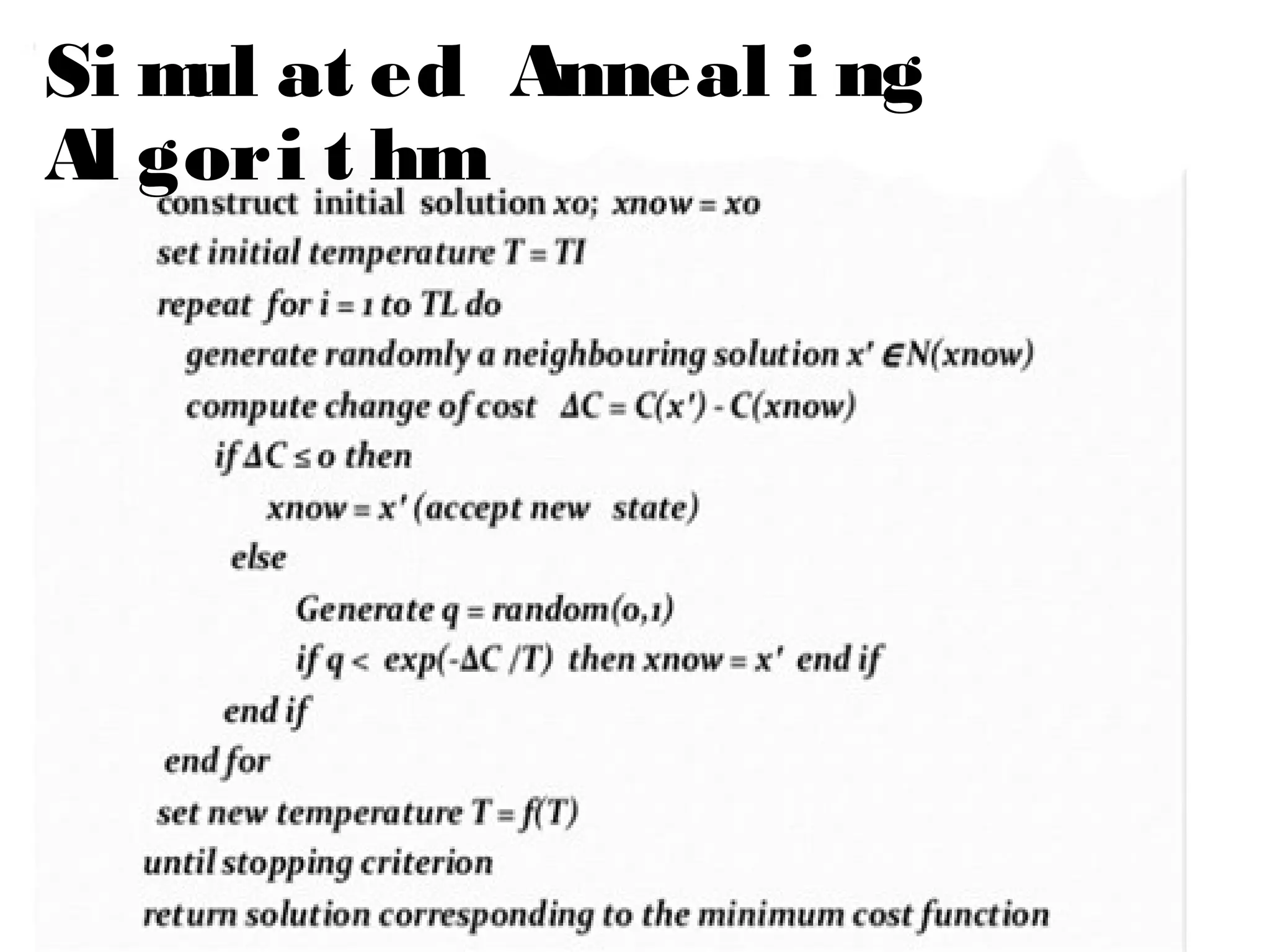 Simulated annealing presentation | PPT