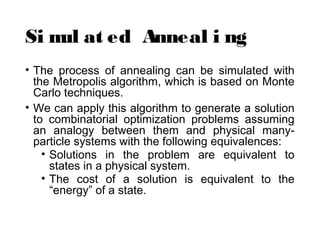 Simulated annealing presentation | PPT