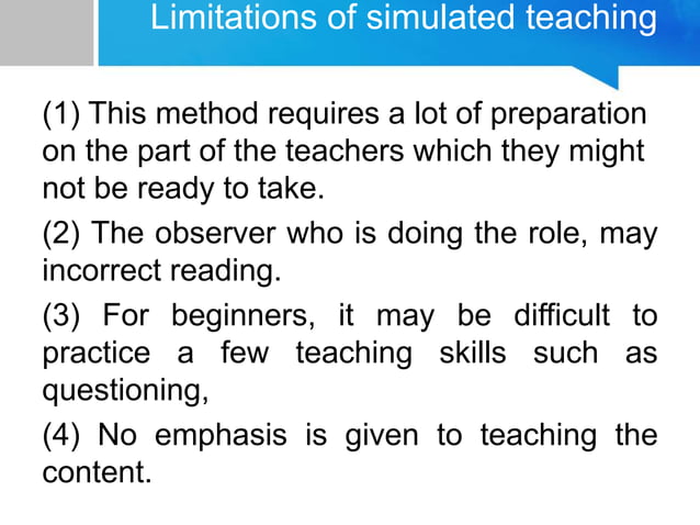 Simulated teaching | PPT | Educational Assessment | Education